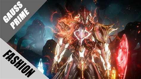 Warframe Fashion Frame Gauss Prime Narmer Enforcer Youtube