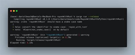 Rayon In Rust Vs Python Process And Thread Pools