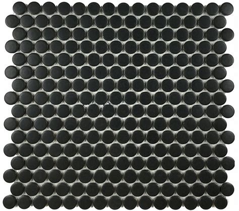 Penny Rounds ¾” Black Matte Adex Usa