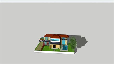 Simple House Model 3d