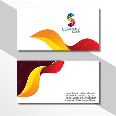 Premium Vector Creative And Professional Business Card Template Design