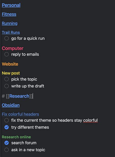 keep colorful headings when they re links custom css and theme design