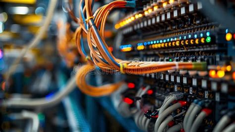 Network Attached Storage Nas Drive Servers Blinking In Data Center