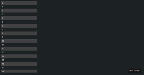 React Window Infinite Loader Examples Codesandbox