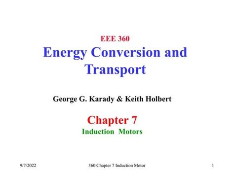 Three Phase Induction Motor And Its Application Ppt