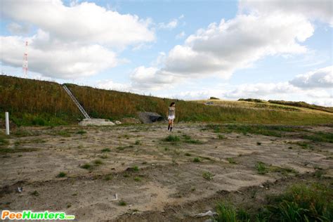 Adorable Young Brunette Hoochie Caught Pissing Alfresco Porn Pictures