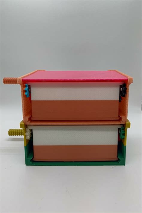 Stl File Stackable Storage Box With Levers And Gears 📦 ・3d Printable Model To Download・cults