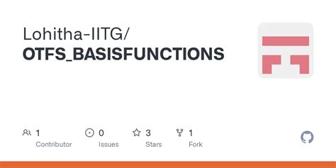 GitHub Lohitha IITG OTFS BASISFUNCTIONS