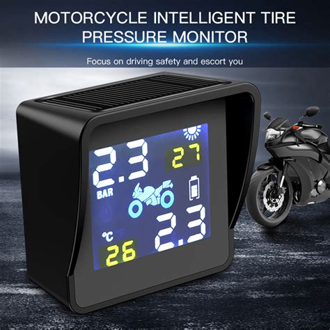 Motorcycle Tpms Motor Tire Pressure Monitor System Tyre Temperature