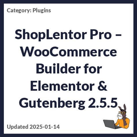 Effectio Shoplentor Pro Woocommerce Builder For Elementor And Gutenberg 2 5 5