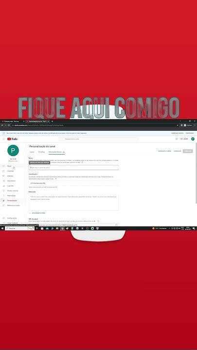 Como Mudar O Nome Do Canal No Youtube Pc Youtube