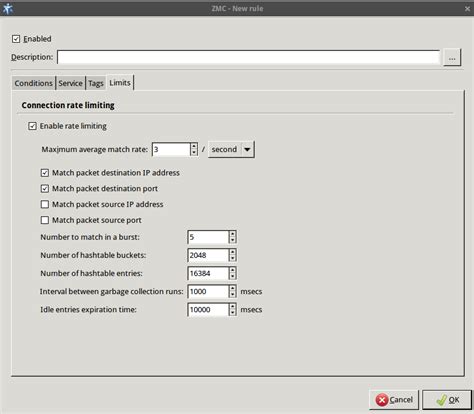657 Procedure Connection Rate Limiting Proxedo Network Security Suite 10 Administrator