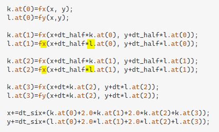C Runge Kutta 4th Order Stack Overflow