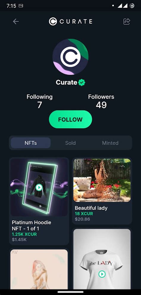 curate apk for android download