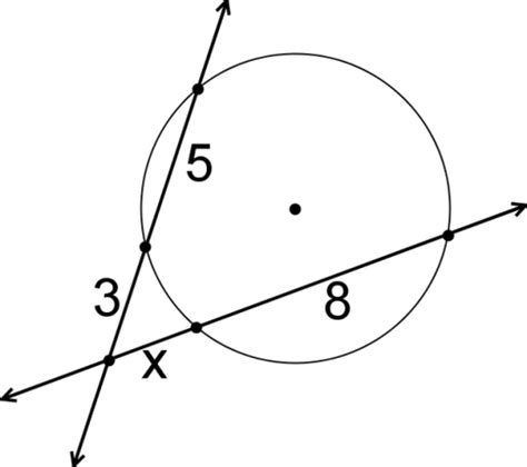 Secant Lines To Circles Read Geometry Ck 12 Foundation