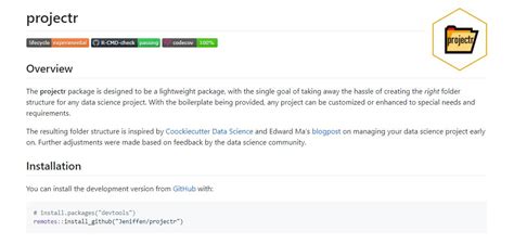Github Jeniffen Projectr Set Up Structure For Data Science Projects