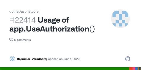 Usage Of Appuseauthorization · Issue 22414 · Dotnetaspnetcore · Github