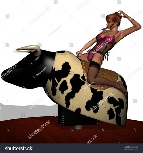 Sexy Bull Riding Stock Illustration 19536529 Shutterstock