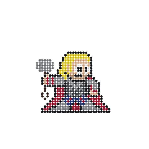 Marvels The Avengers Thor Perler Bead Pattern Plantillas Hama Beads Hama Beads Hama
