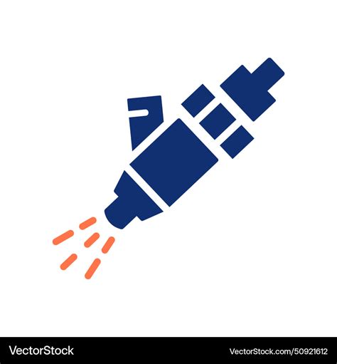 Injector Icon On White Background Royalty Free Vector Image