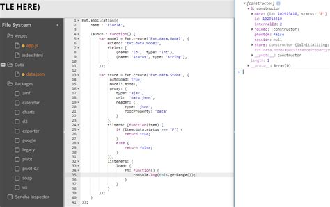 Filter Extjs How To Hide Specific Data On Store With Filtering Stack Overflow