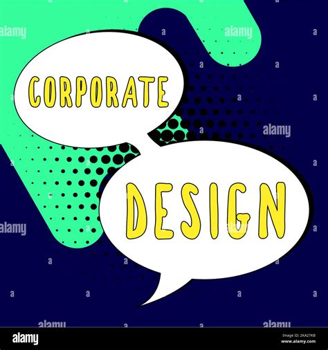 conceptual display corporate design business overview central location