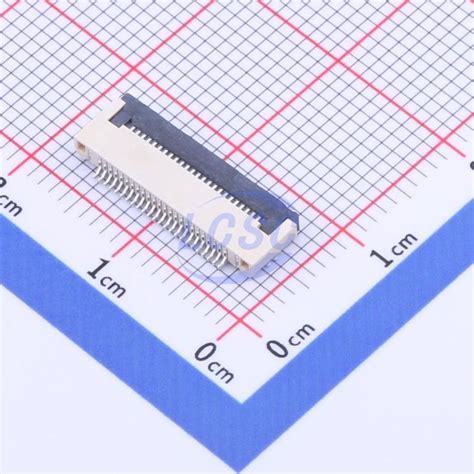 Kh Fg05 H20 24pin Shenzhen Kinghelm Elec Connectors Flip Type 25℃~85℃ 24p Bottom Contact