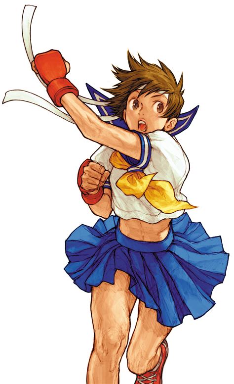 Nishimura Kinu Kasugano Sakura Capcom Vs Snk Capcom Vs Snk 2 Street Fighter Game Cg