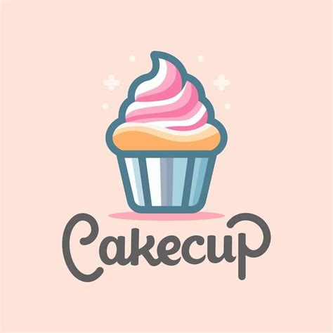 Premium Vector Cake Cup Logo