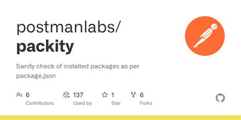 Github Postmanlabs Packity Sanity Check Of Installed Packages As Per Package Json