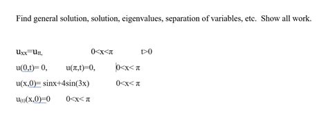 solved find general solution solution eigenvalues