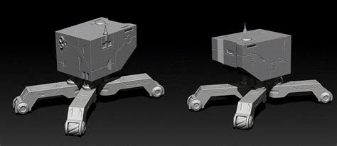 Cutebot 03 Wip Viewport Render By Art Of Akrosh On Deviantart