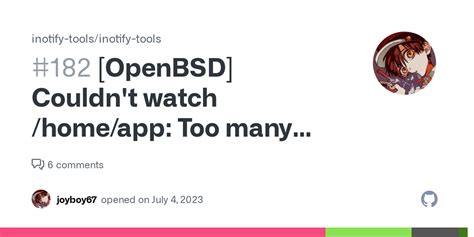 Openbsd Couldnt Watch Homeapp Too Many Open Files · Issue 182