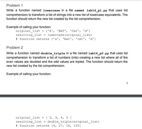 Solved Problem 1 Write A Function Named Lowercase In A File