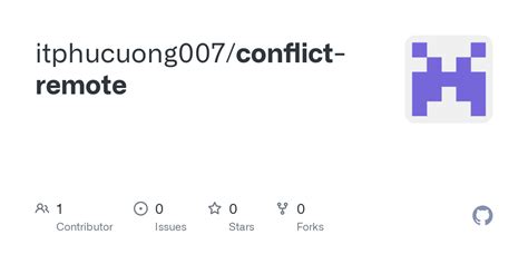 Github Itphucuong007conflict Remote
