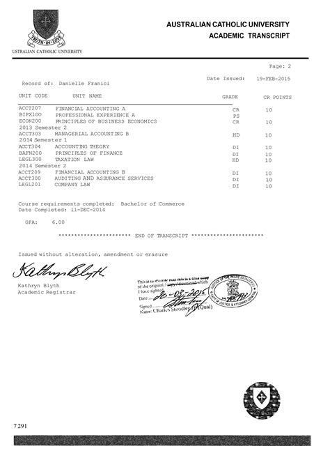 Academic Transcript 1 Pdf Graduation Personal Celebrations And Life Events