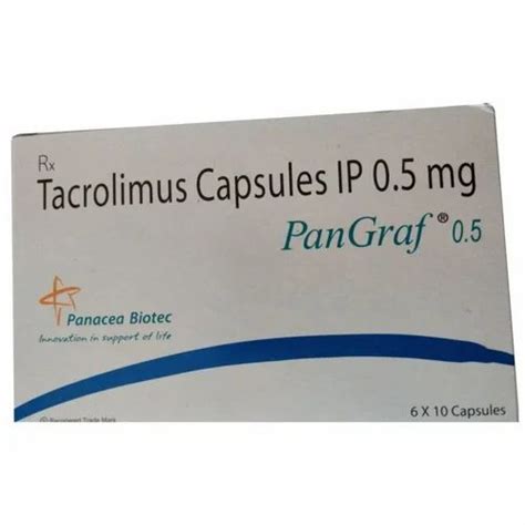 Tacrolimus Capsules Usp 0 5 Mg Panacea Biotec At ₹ 165 Stripe In
