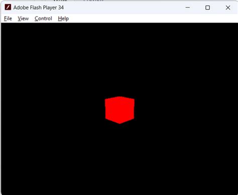 Ruffle Cannot Display A Simple Cube With Away3d Yet · Issue 11682
