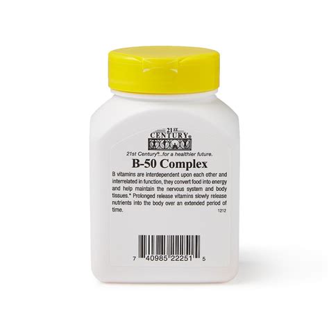 21st Century Vitamin B 50 Oral Tablets Medline