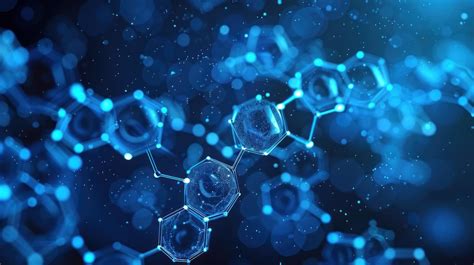 Premium Photo Abstract Digital Molecular Structure