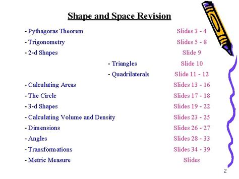 Shape And Space Revision Pythagoras Theorem Slides 3
