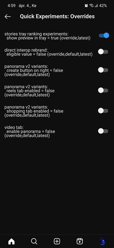 [question] Some Good Developer Settings R Instander