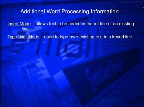 PPT Word Processing Desktop Publishing Software PowerPoint Presentation ID
