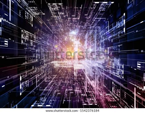 Virtual Space Technology Series Background Abstract Hình Minh Họa Có Sẵn 1542376184 Shutterstock