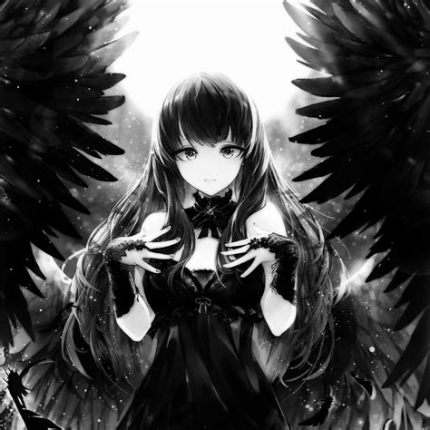Anime Girl Dark Angel Wallpapers Wallpaper Cave Artofit