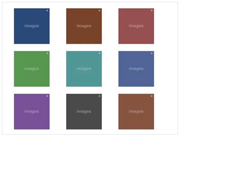 Jquery网格布局图片拖到排序效果