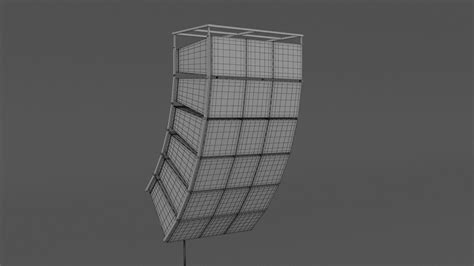 Speaker Line Array C 3d Model By Alpha3dst