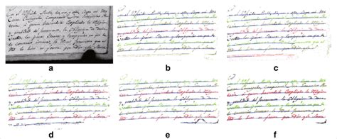 A Input Image Textline Detection Results With Several Binarization Download High Quality