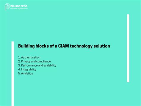 Customer Identity And Access Management Ciam Pdf