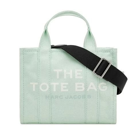 Túi Tote Nữ Marc Jacobs Mini Blue Tote Bag Màu Xanh Mint Vua Hàng Hiệu